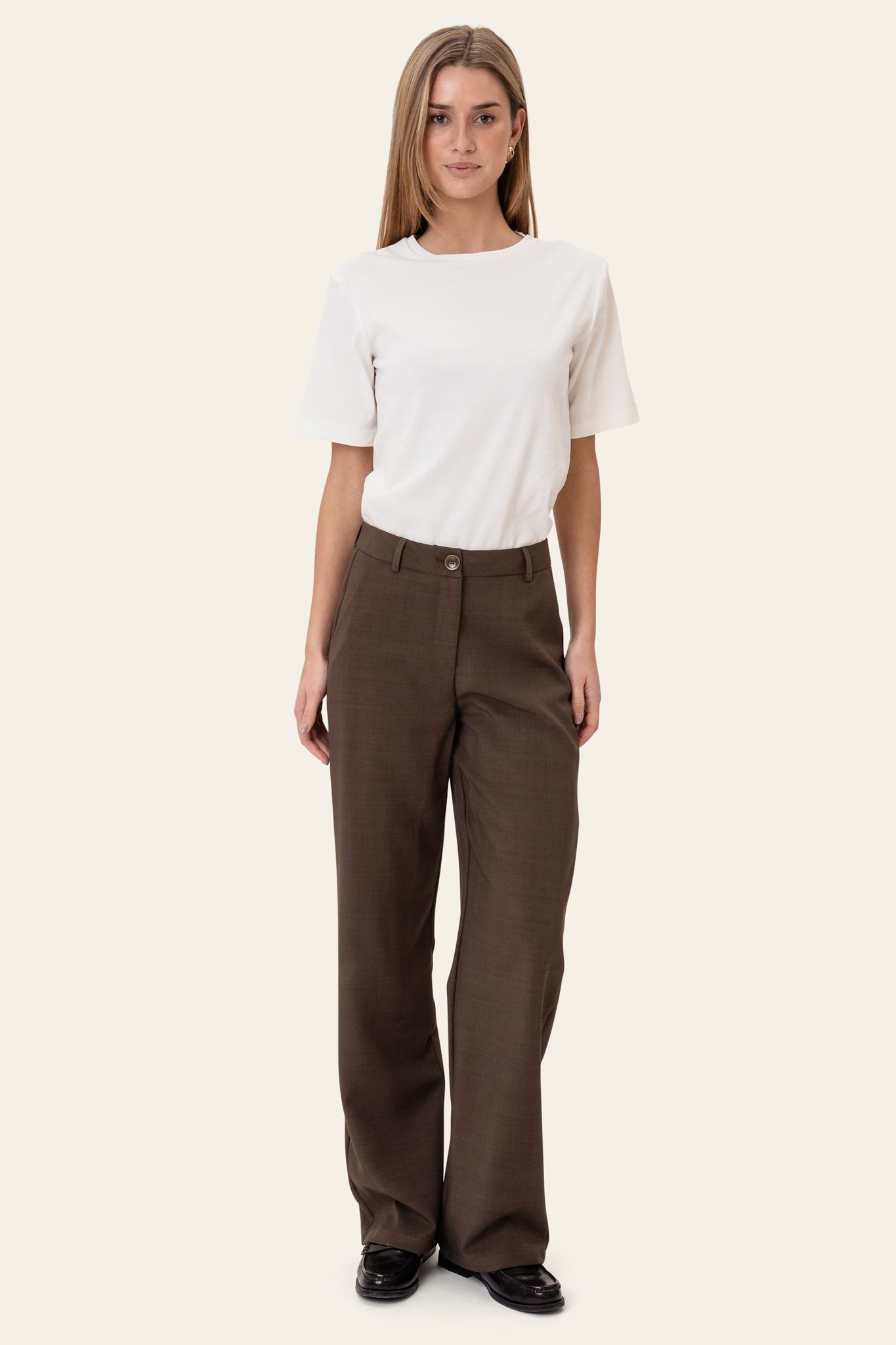 SignatureIC Wide Pants - Dark Brown – en.byic.com